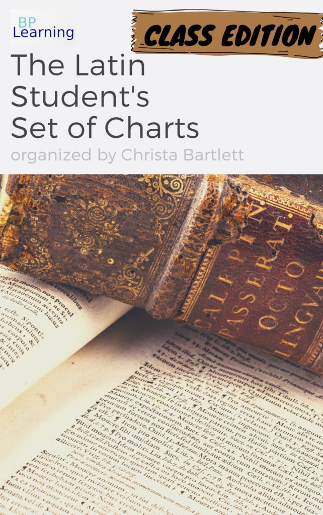 The Latin Student’s Set of Charts Class Edition | Bartlett Publishing
